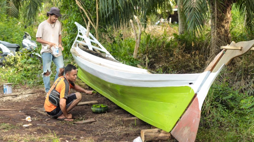 Persiapan Event Lomba Sampan Layar di Kabupaten Kepulauan Meranti ...